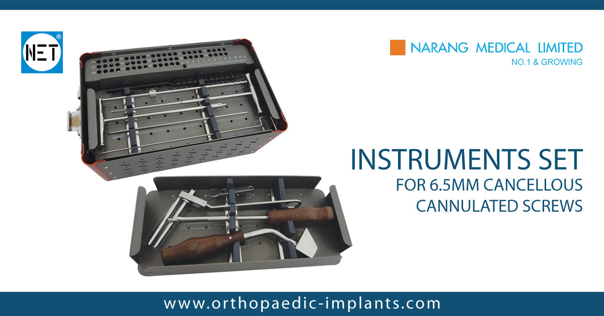 Instruments Set for 6.5mm Cancellous Cannulated Screws, Instruments Set ...