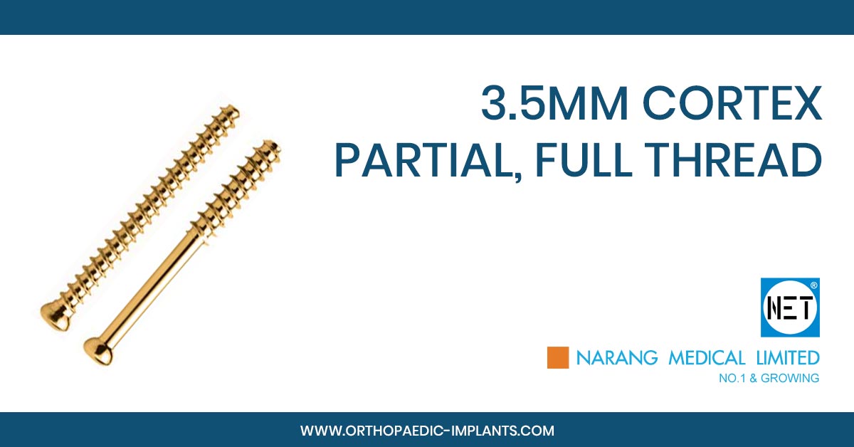 Cortex Cannulated Screw Ø 3.5mm Short Thread, Cortex Cannulated Screw Ø ...
