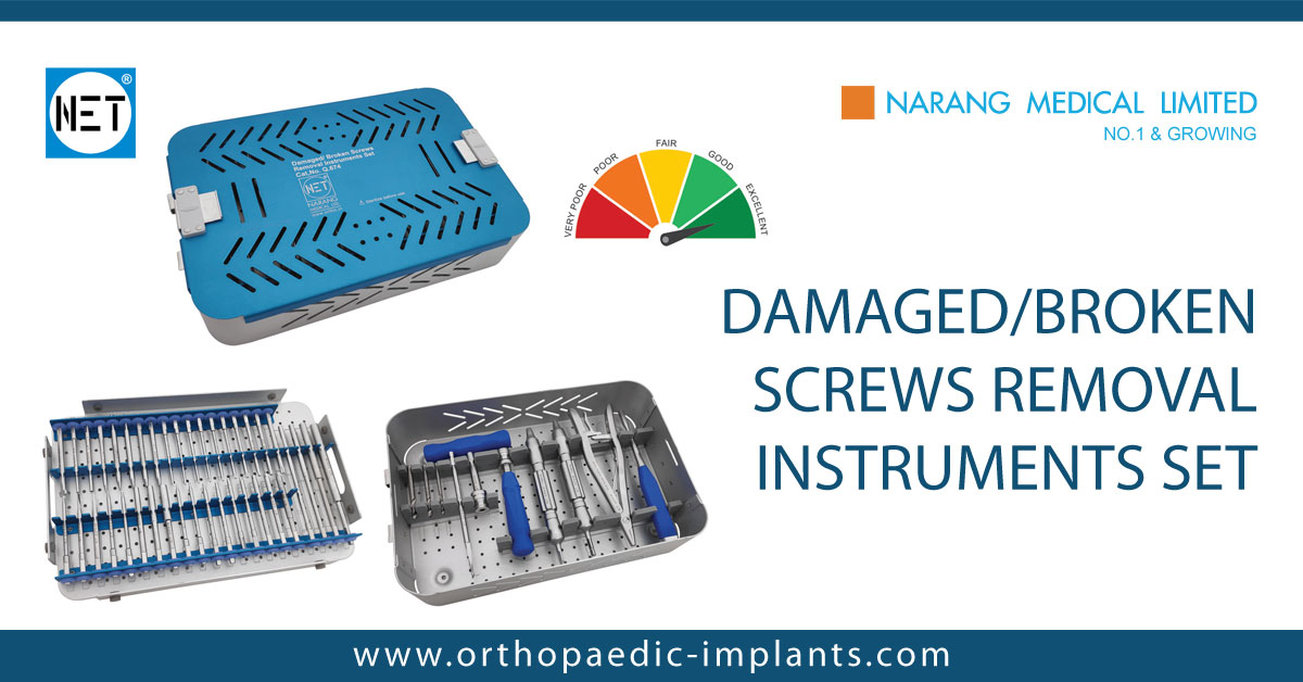 Damaged / Broken Screws Removal Instrument Set, Damaged / Broken Screws ...
