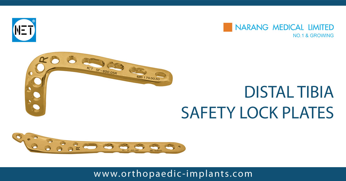 Distal Tibia Safety Lock Plate 3.5, Anterolateral, Distal Tibia Safety ...