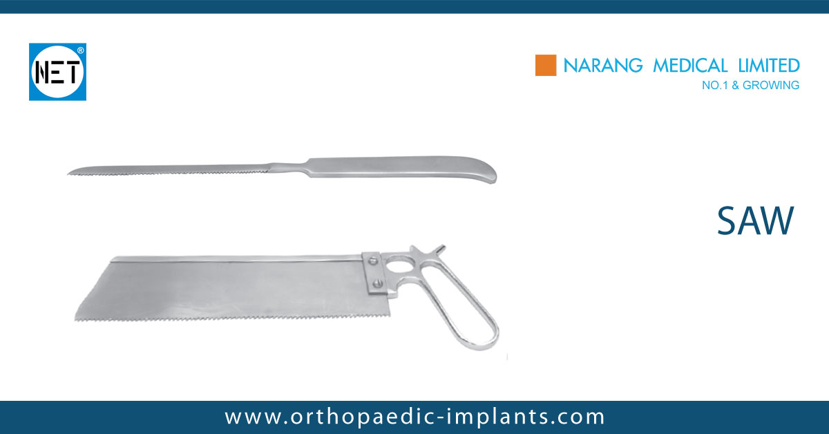 Saw, Saw Manufacturer, Saw Suppliers, Orthopedic Implants, India
