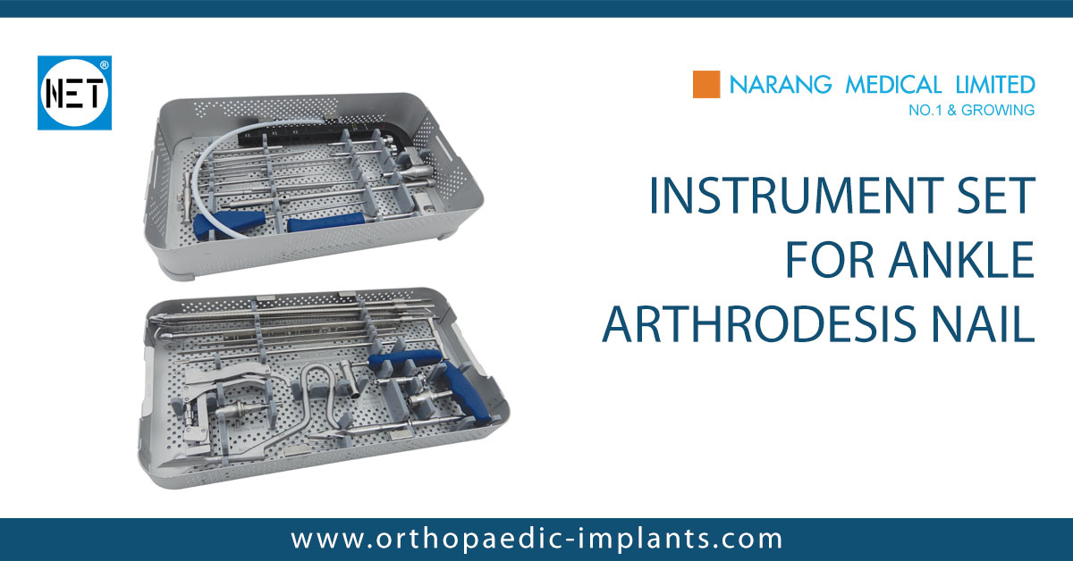Instrument Set For Ankle Arthrodesis Nail, Instrument Set For Ankle ...