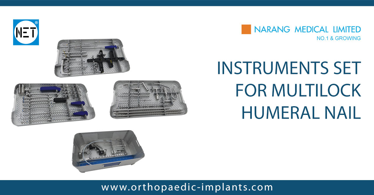 Instruments Set For Multilock Humeral Nail, Instruments Set For Multilock Humeral Nail ...