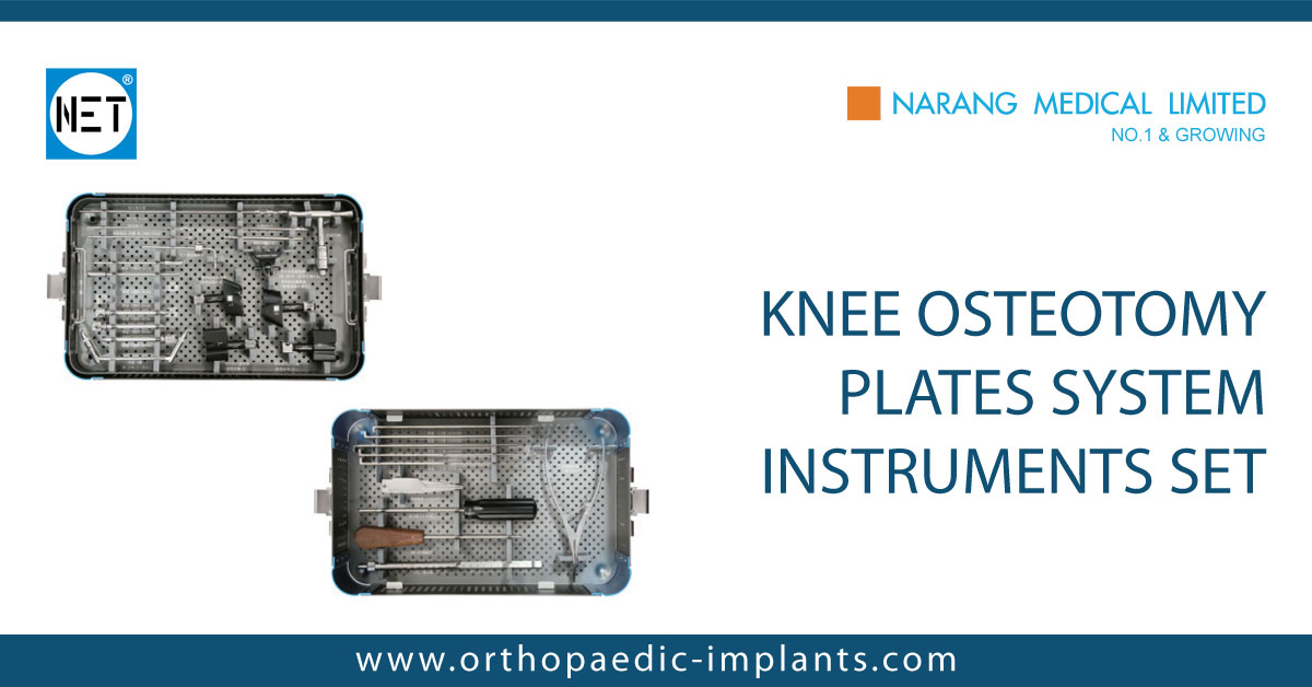 Instruments Set - For Knee Osteotomy Plates System, Instruments Set ...