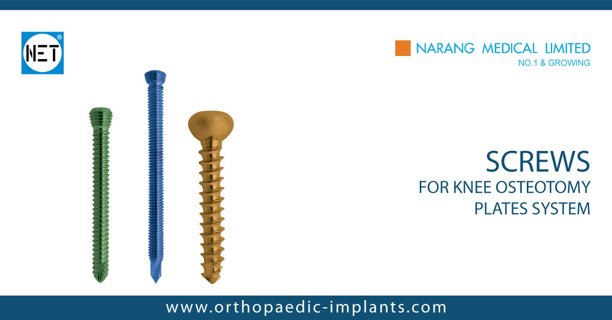 Screw - For Knee Osteotomy Plates System, Screw - For Knee Osteotomy ...