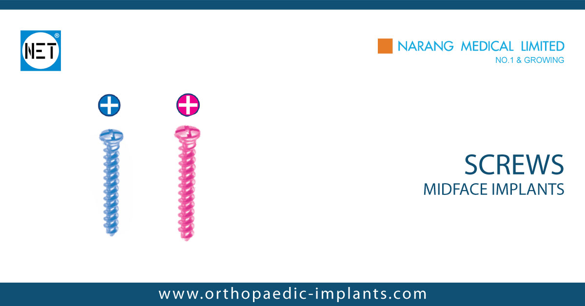 Screws - Midface Implants For Craniomaxillofacial, Screws - Midface ...